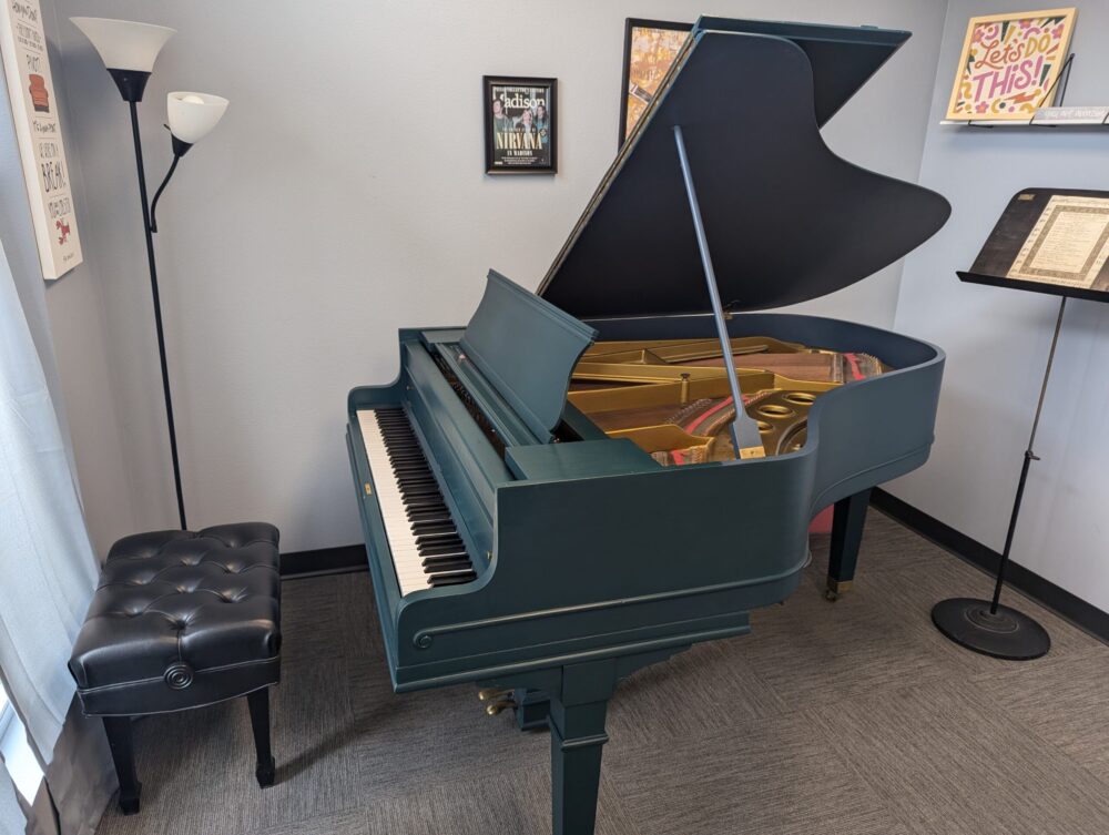 Emerson Teal - The Piano Gal Shop | Piano Tuning, Music Store & Lessons